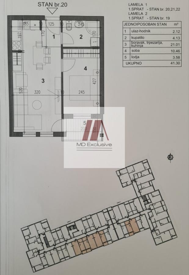 Beograd, Zvezdara, Mirijevo, Stan, Prodaja, 41 m2, 85.727 € - Lux Stan ...