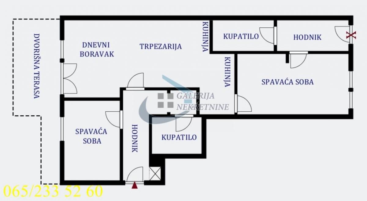 Beograd, Zvezdara, Konjarnik, Stan, Prodaja, 80 m2, 170.000 ...