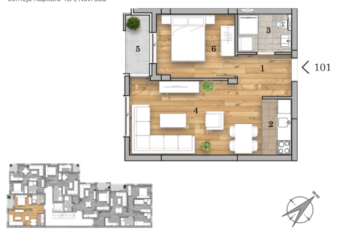 Novi Sad, Telep, Stan, Prodaja, 41 m2, 117.250 € - NOVI SAD - TELEP - 41. 39 m2 - Oglas: 2198536 ...